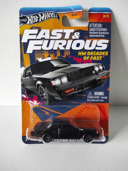 Buick Grand National FAST & FURIOUS 3/5 HW Decades of fast HOT WHEELS ...