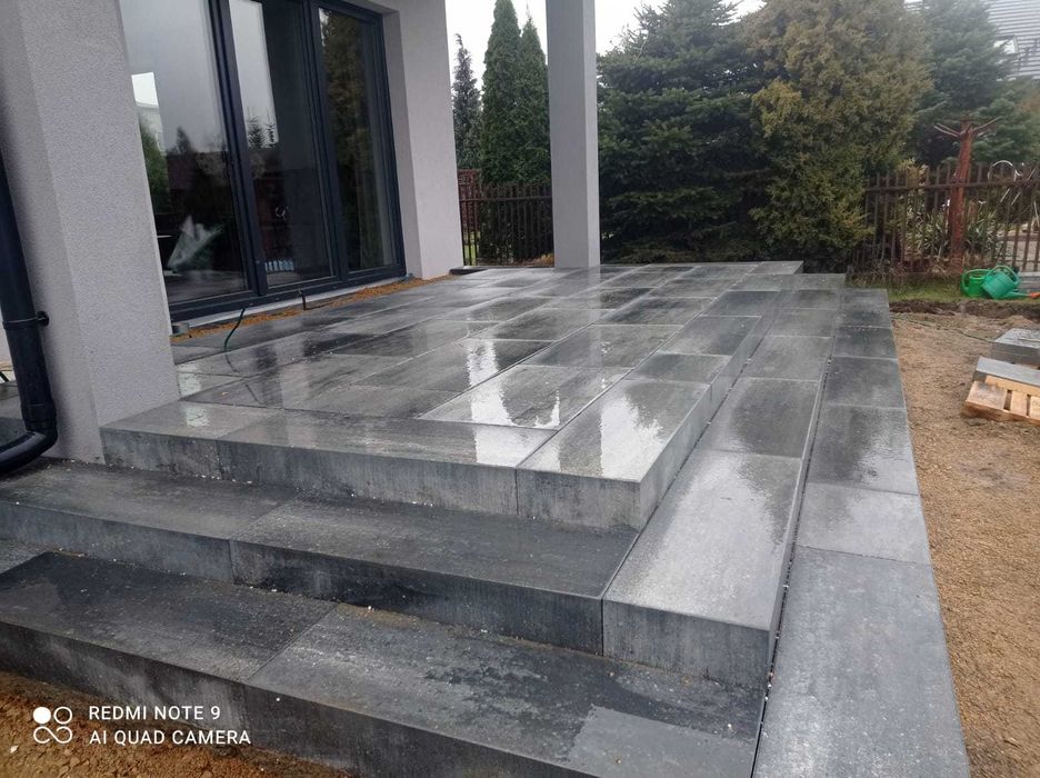 Kostka Brukowa Układanie Gwarancja Tarasy Podjazdy Niwelacja Chodniki Dąbrowa Górnicza • OLX.pl