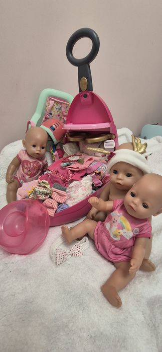 Baby Born lalka ubranka zestaw walizka oryginale Zielonka • OLX.pl