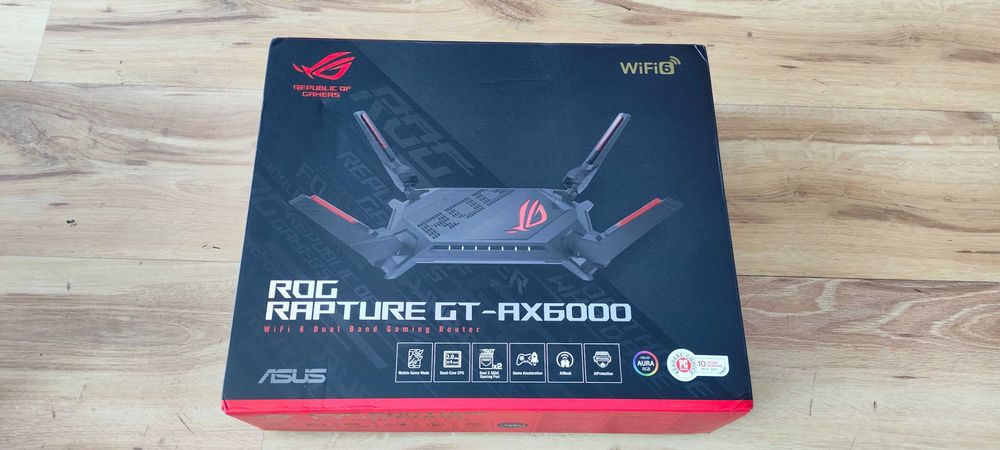 Router ASUS ROG Rapture GT-AX6000 Wi-Fi 6 AX 6000Mb 2xUSB Płock • OLX.pl