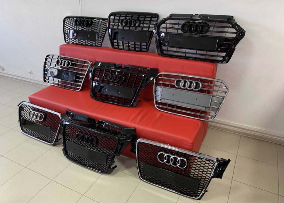 Решетка радиатора Audi A4 A4 A5 А6 A7 А8 Q5 Q3 A3 Q7 QUATTRO ауди: 144 ...