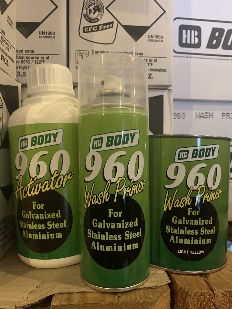 BODY 960 Wash Primer Грунт кислотный, объем 0,4л: 300 грн. - Прочие ...