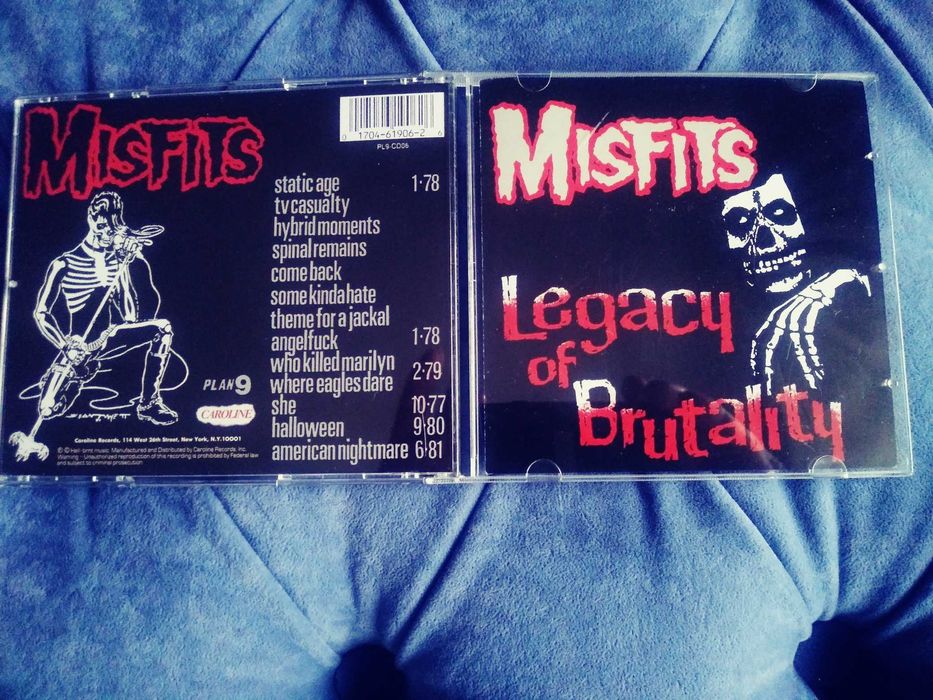MISFITS oraz BLITZKID-kultowe grupy horror punk z USA - zestaw płyt CD ...