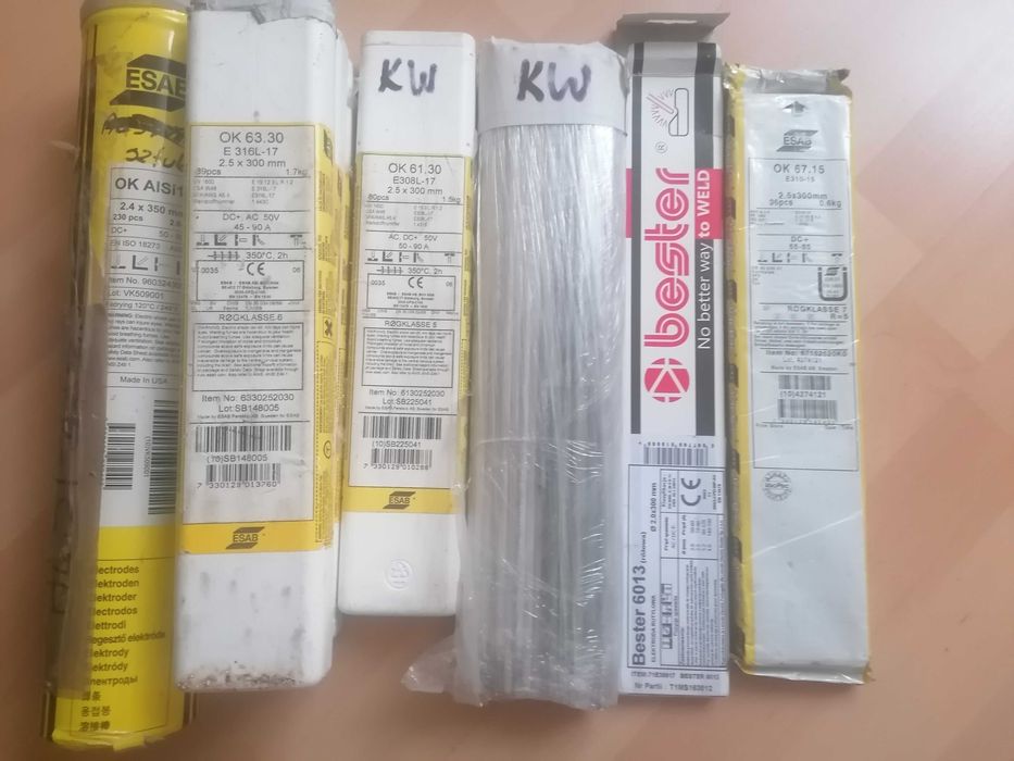 Elektrody różne rodzaje esab. Puławy • OLX.pl