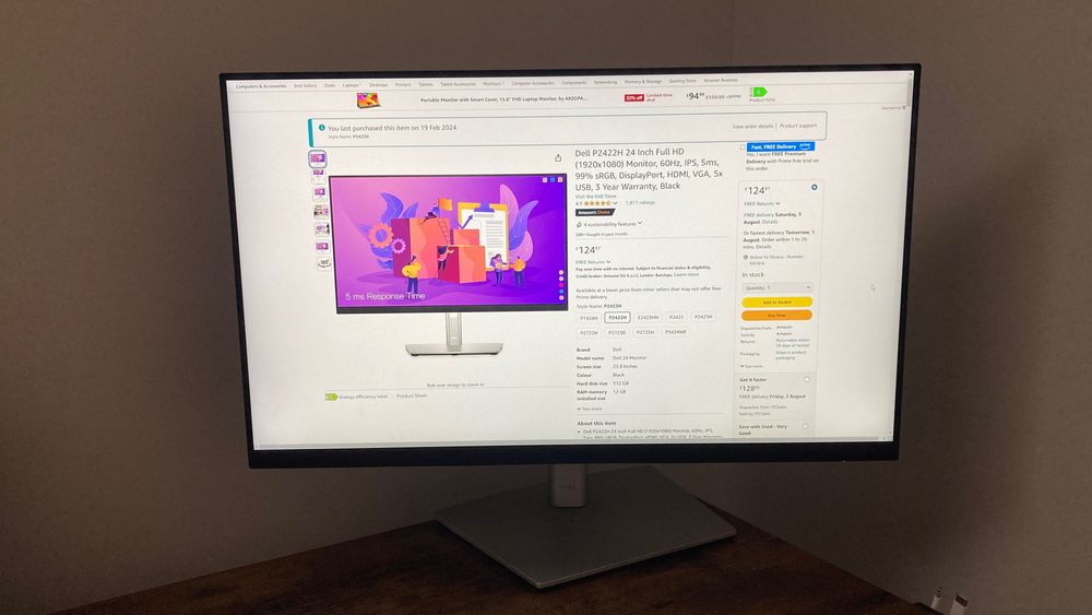 Монітор Dell 2422H 24” FullHD (професійний для роботи з зображенням): 3 ...