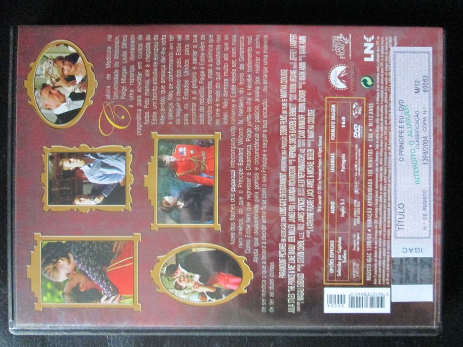 O Principe & Eu, com Julia Stiles, Miranda Richardson Coimbra (Sé Nova ...