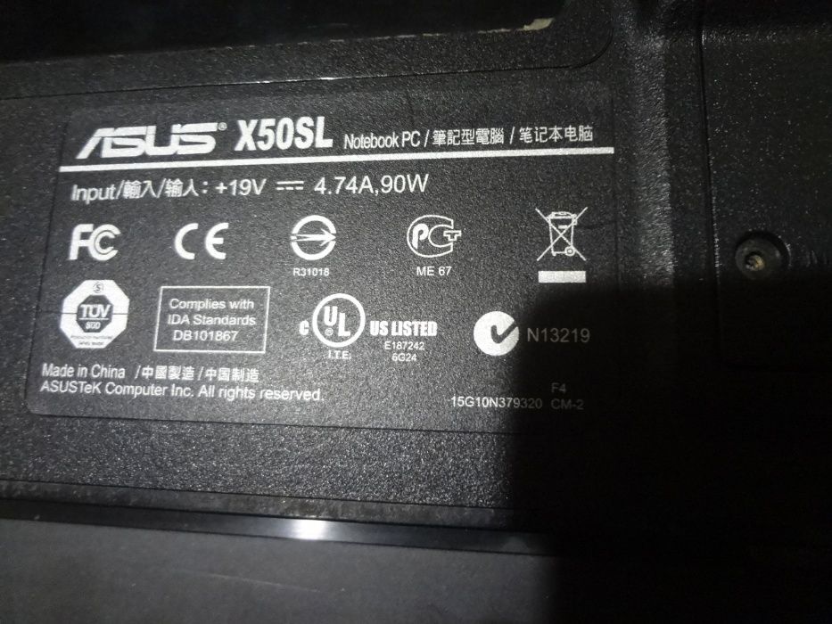 ASUS по запчастям А52.X52.K50.X502.X501.X50.F5.W7.EEE PC 1215.1015: 300 ...