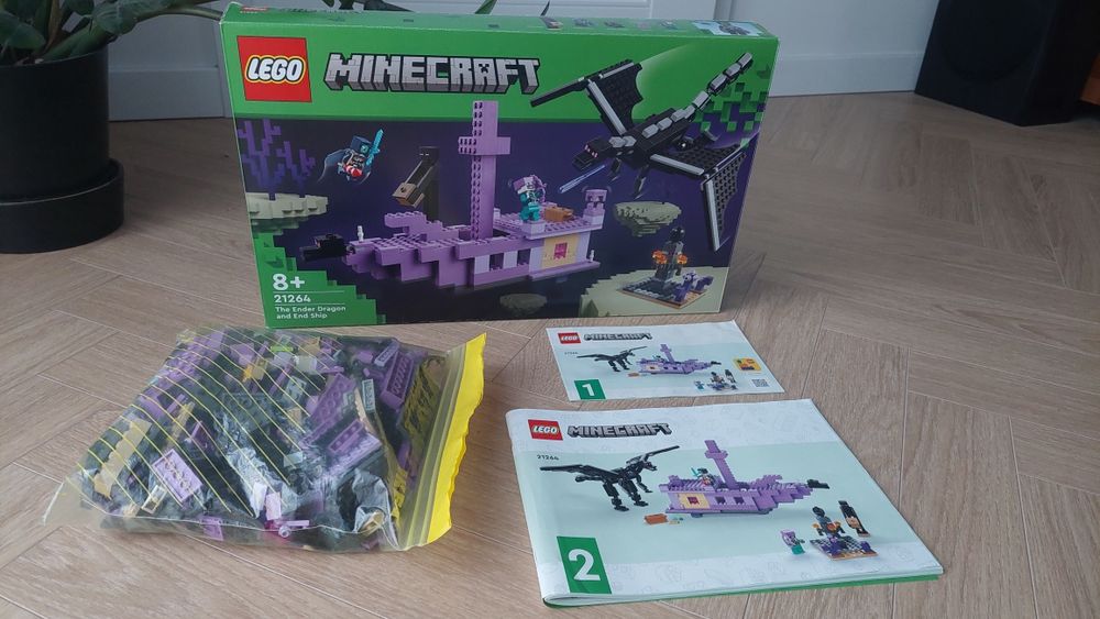 Lego Minecraft 21264 Smok Kresu i Statek Kresu. Polecam! Stan bdb ...