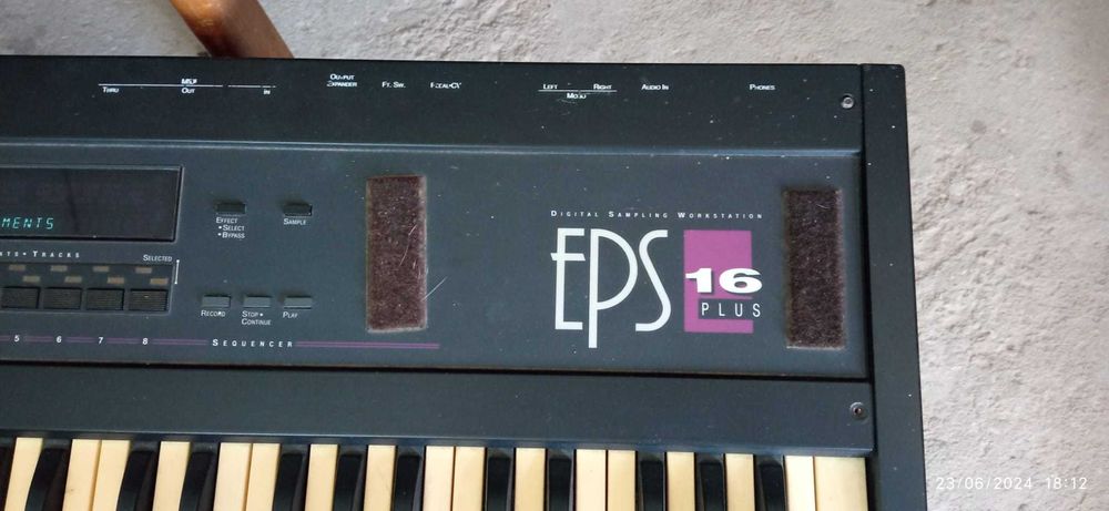 Sampler/Synth Vintage ENSONIQ EPS 16 PLUS - Raro e Funcional! Nazaré ...