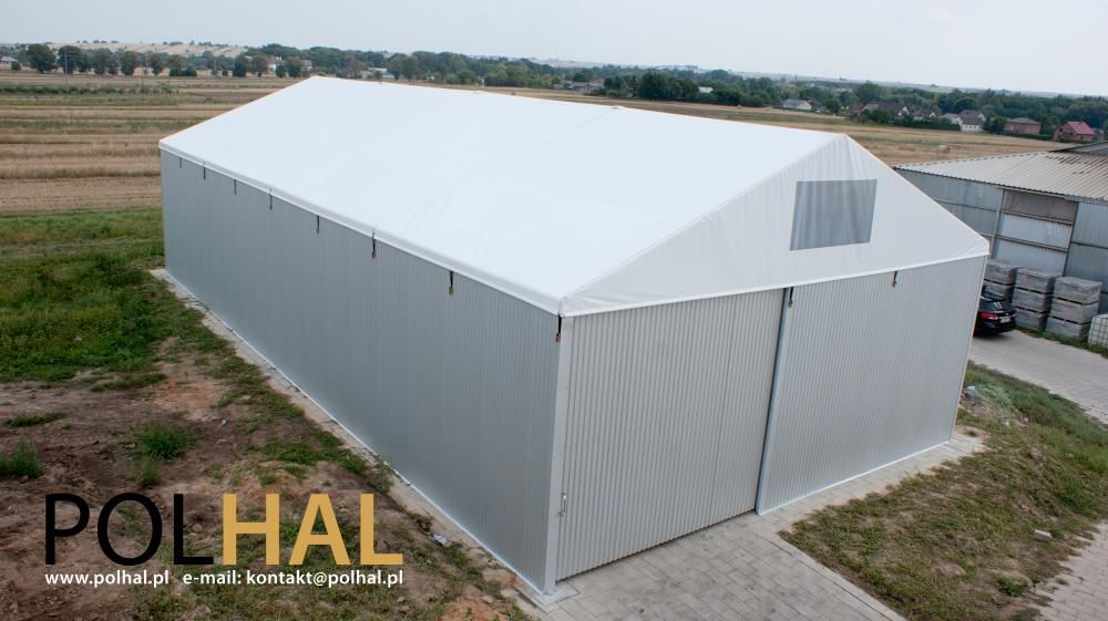 Hala Namiotowa, Namiot Magazynowy 10.0m x 20.0m x 4.0 POLHAL Katowice ...