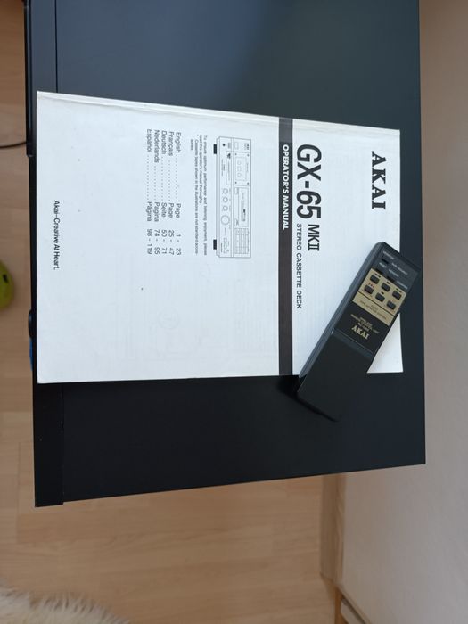 Akai GX65 Mkll pierwszy właściciel, pilot instrukcja Lublin • OLX.pl
