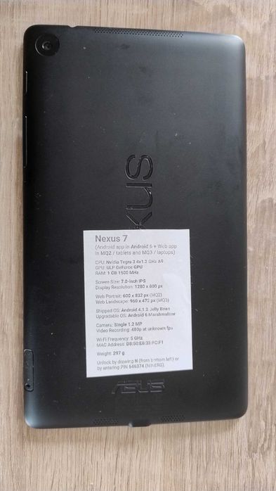 Tablet Google Nexus 7, stary ale jary Świętochłowice • OLX.pl