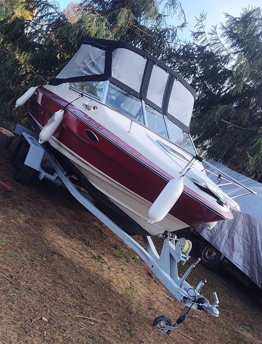 Łódź motorowa kabinowa Maxum 2150 z przyczepą transportową Iława • OLX.pl