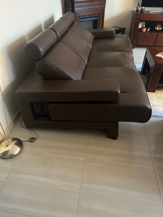 Meble skórzane Kler 3+2+1 Łagów • OLX.pl