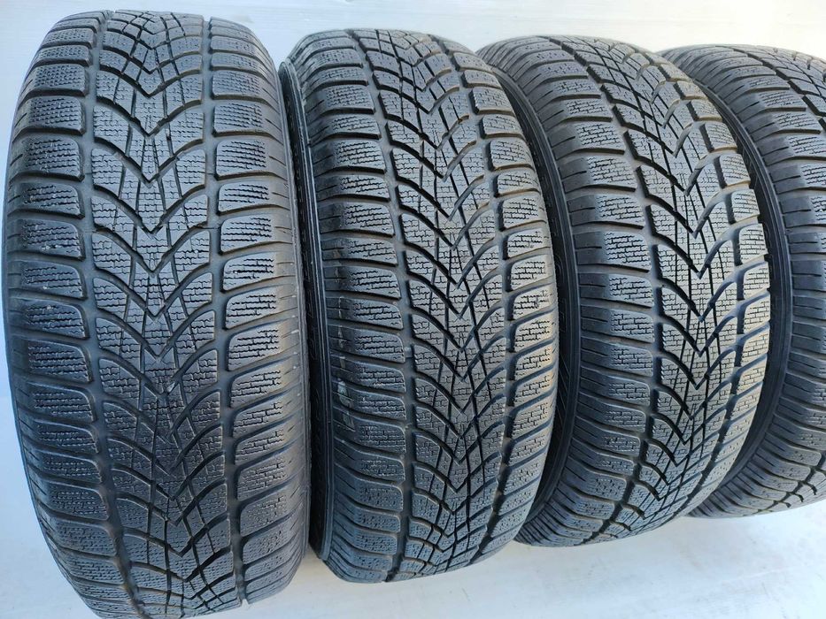Opony Zimowe 205/60/16 Dunlop 4D 4szt 7mm Głogów • OLX.pl