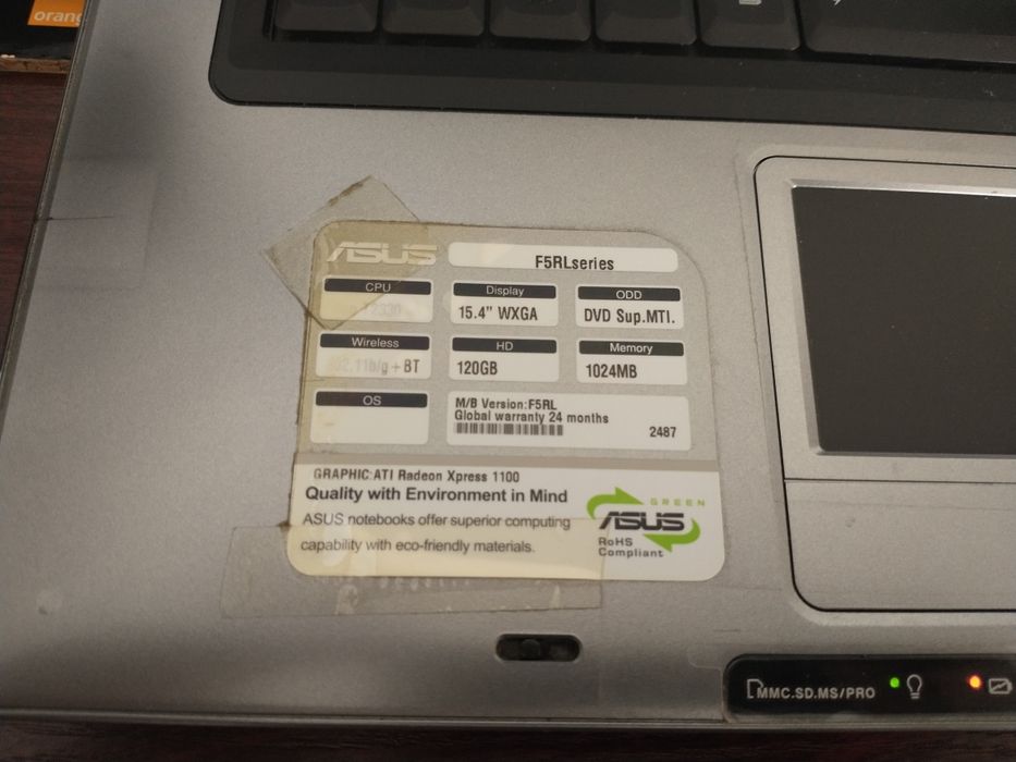 Laptop Asus F5RL. Biała Podlaska • OLX.pl