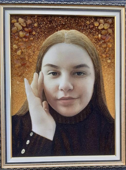 Портрети по фото з бурштину 1 300 грн Живопис Костопіль на Olx