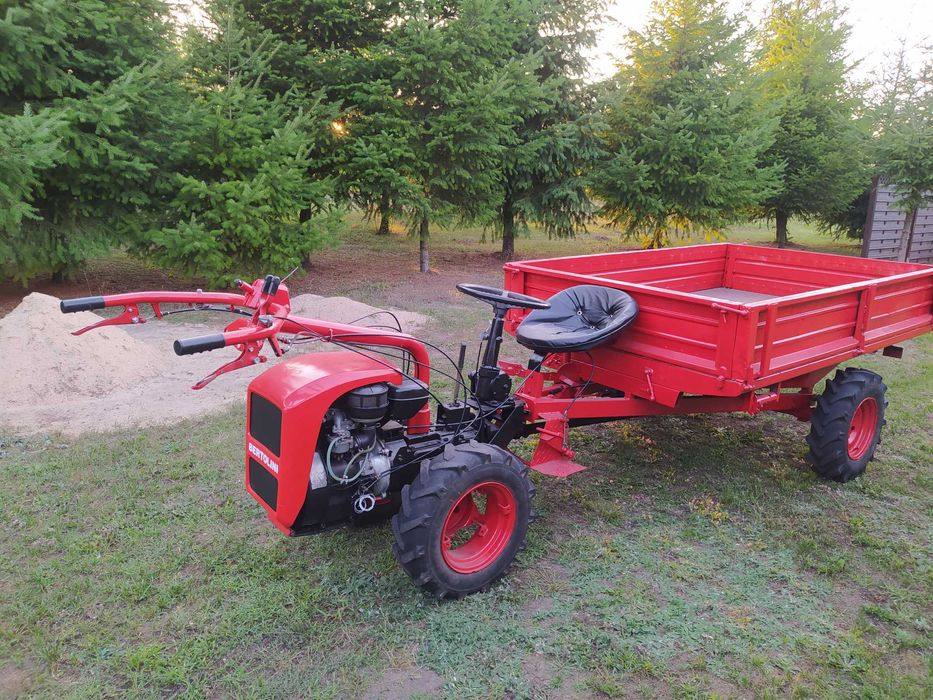 Traktorek jednoosiowy z przyczepką Turek • OLX.pl