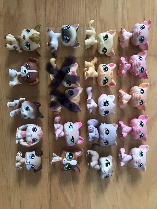 Zestaw oryginalnych figurek lps Hasbro littlest pet shop Warszawa Praga ...
