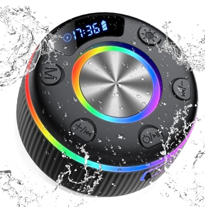 Głośnik Prysznicowy Bluetooth IPX7, LED, FM, Mikrofon, Przyssawka Sosnowiec • OLX.pl