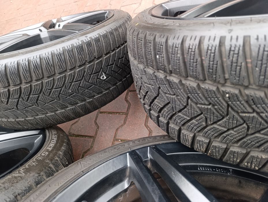 5x112 Felgi Aluminiowe 18 zimowe czarny mat Marcedes A B C CLA Ziębice ...
