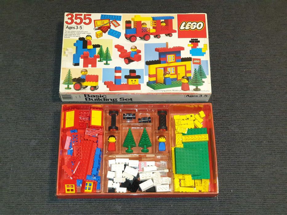 Klocki LEGO zestaw Basic 355 z 1981 roku, kompletny Piaseczno • OLX.pl