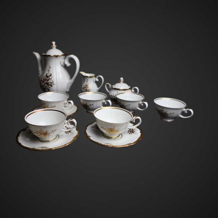 Serwis Reichenbach Fine China made in GDR b4/022410 Warszawa Ursus • OLX.pl