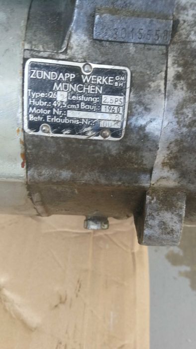 Zundapp motor 1960 a pedais Barcelos • OLX Portugal