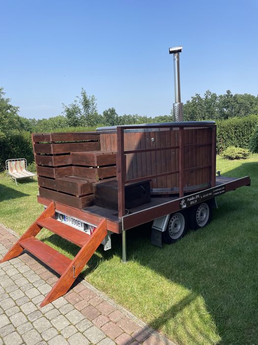 Mobilna Balia SPA Ruska Bania Jacuzzi na kołach wynajem Toruń • OLX.pl