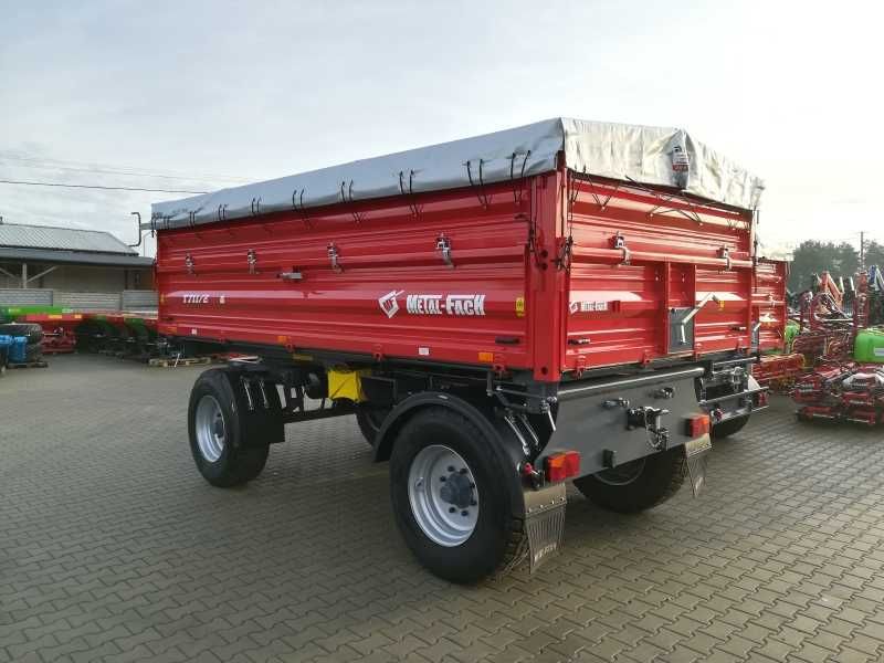 Przyczepa rolnicza METAL-FACH dwuosiowa T-710/2 promocja od ręki 8 ton Rogóźno • OLX.pl