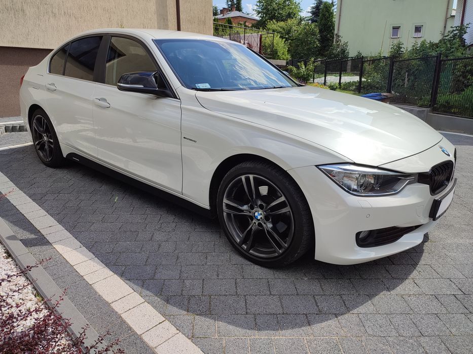 BMW f30 320d biała perła Miechów • OLX.pl