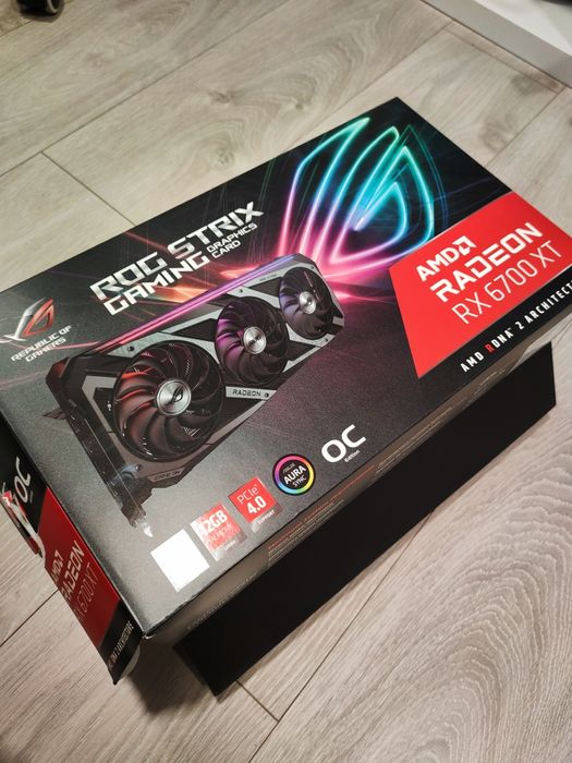 Karta graficzna AMD Radeon RX 6700xt 12GB ROG STRIX GAMING OC Toruń ...