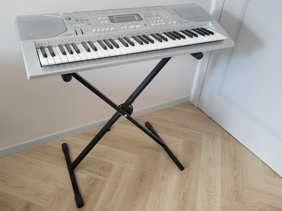 Keyboard CASIO CTK 800 + stojak Wrocław Krzyki • OLX.pl