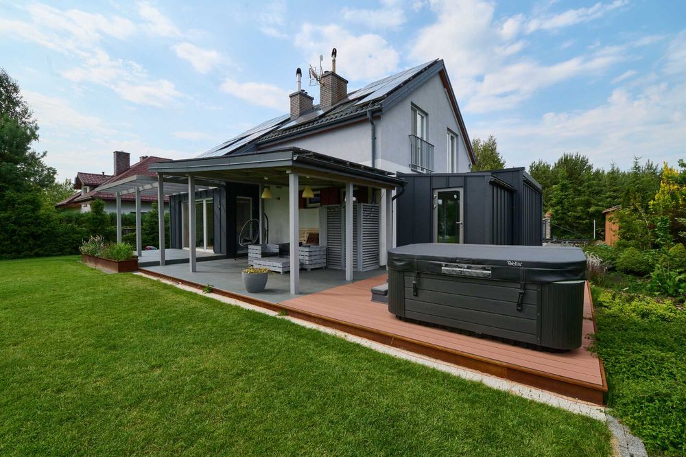 Nowoczesny dom z jacuzzi w Skierdach Skierdy • OLX.pl