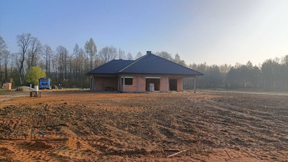 Dom jednorodzinny na sprzedaż stan surowy otwarty Przecław • OLX.pl