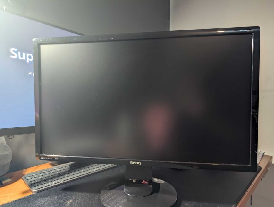 (zarezerwowany) Monitor BenQ GL2460 + adapter HDMI Wrocław Śródmieście ...