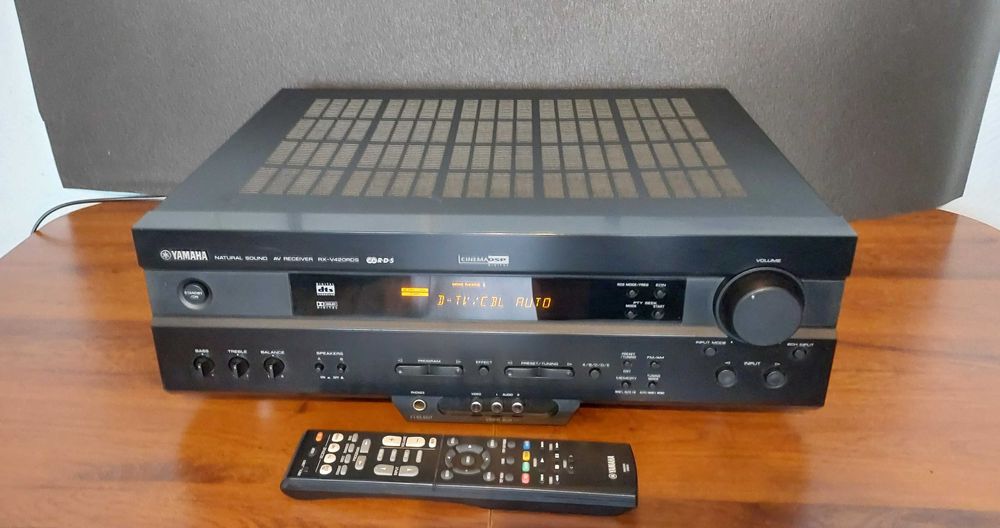 Amplituner Yamaha RX-V420 RDS 5.1 czarny + oryginalny pilot w zestawie Bydgoszcz • OLX.pl