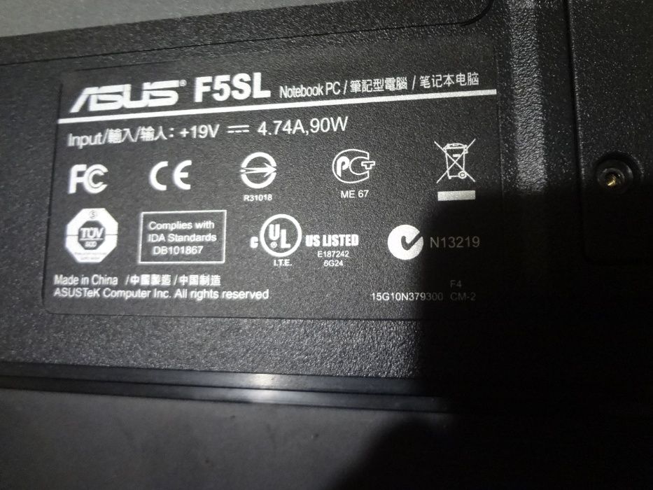 ASUS по запчастям А52.X52.K50.X502.X501.X50.F5.W7.EEE PC 1215.1015: 300 ...