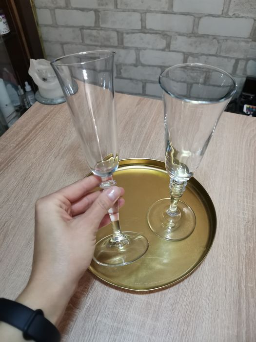 Келихи для шампанського Бокали для шампанського 100 грн Посуда кухонная утварь Киев на Olx