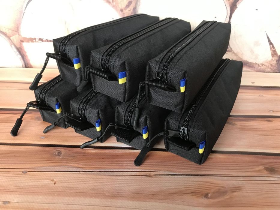 Пенал для ручок,олівців та канцелярії чорний,в школу,Made in Ukraine ...