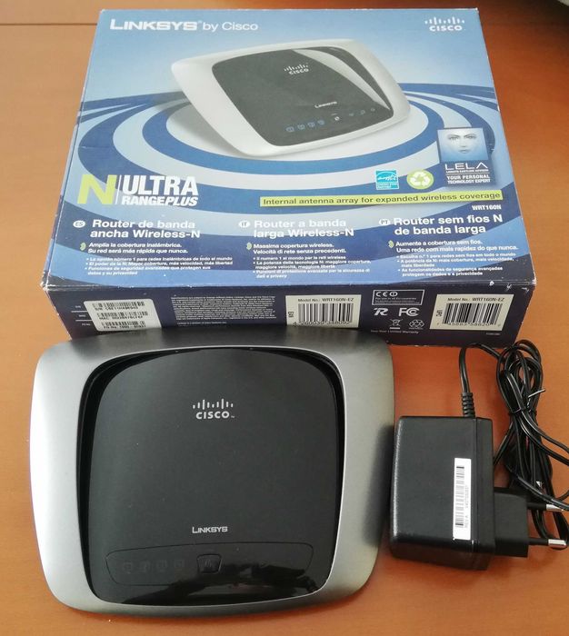 Router Linksys by Cisco WRT160N V2 Montijo E Afonsoeiro • OLX Portugal