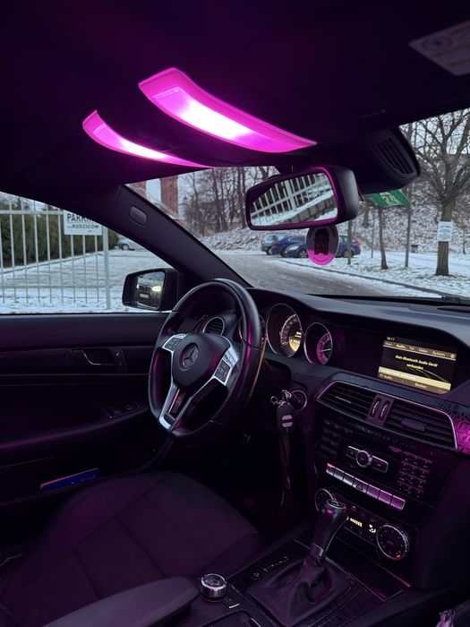 Mercedes C180 156 koni W204 AMG line 154 tys km 19 cali AUTOMAT 2011 ...