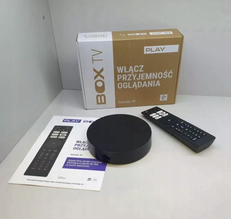 Dekoder Play Now tv box 4 dvb-t2 hdr10+ Dolby Vision 4k Częstochowa ...