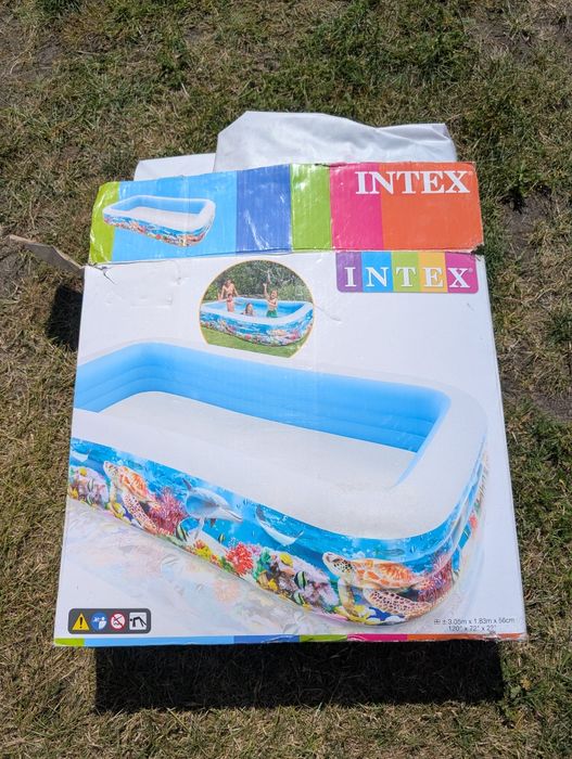 Basen dmuchany Rybki 305x183x56 INTEX Katowice Piotrowice-Ochojec • OLX.pl