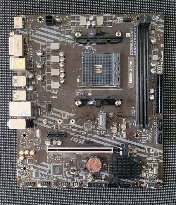 Материнська плата Msi b550a-pro для сокета ам4: 1 900 грн. - Комплектуючі та аксесуари ...