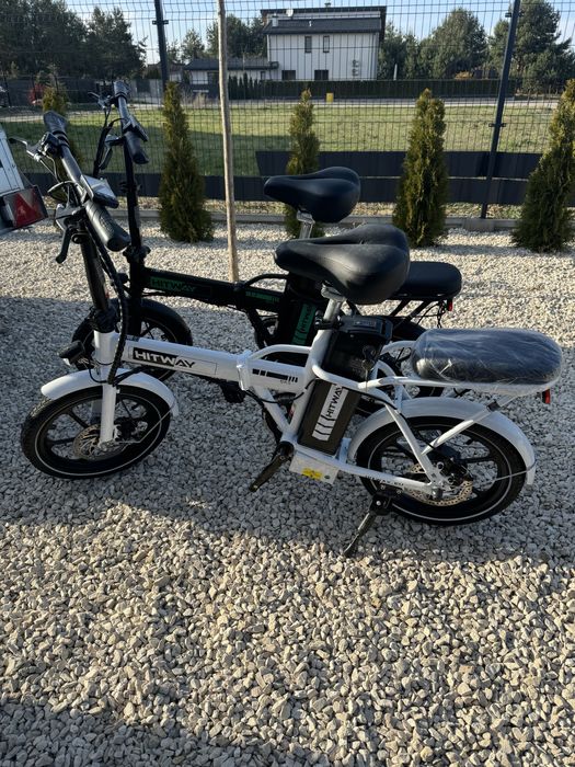 Składany rower elektryczny HITWAY 36V 10,4Ah 16 cali Warszawa Ursus • OLX.pl