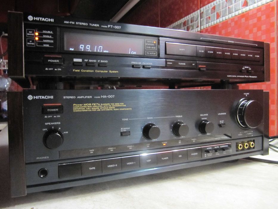 ЭЛИТАРНЫЙ Усилитель на ПОЛЕВЫХ Транзисторах HITACHI HA-007 Hi-End: 7 ...
