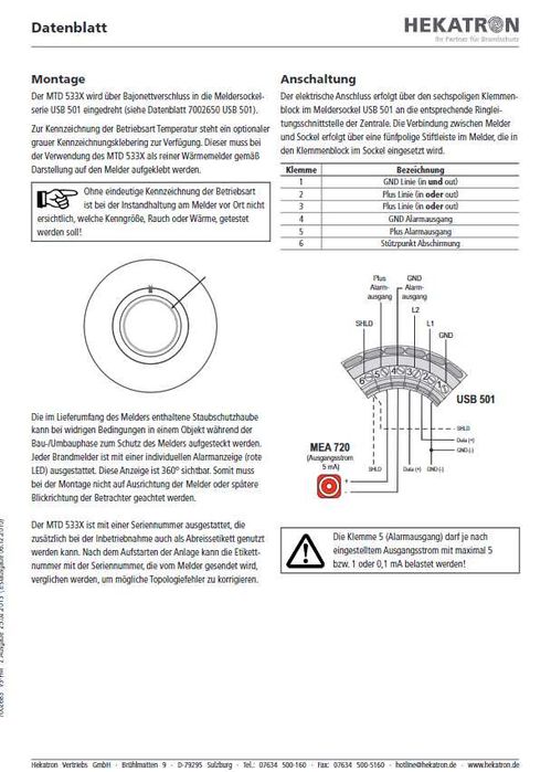 HEKATRON Czujka dymu i ciepał wielosensorowa MTD 533X + Gniazdo Gostyń • OLX.pl