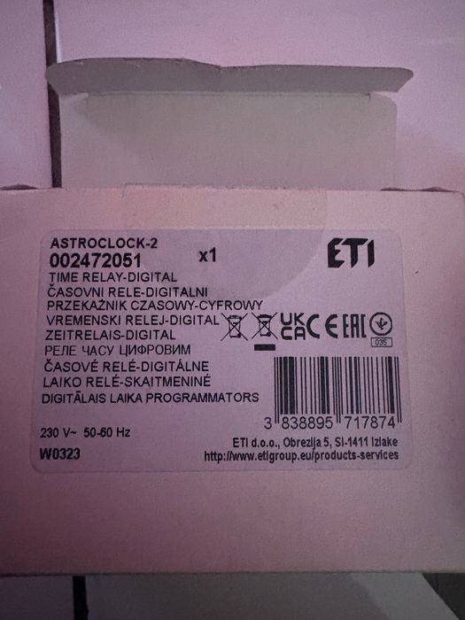 Programator zegar sterujący astronomiczny ASTROCLOCK-2 ETI Wrocław ...