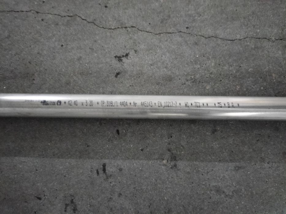 Tubo inox 42mm*1.5mm Algueirão-Mem Martins • OLX Portugal